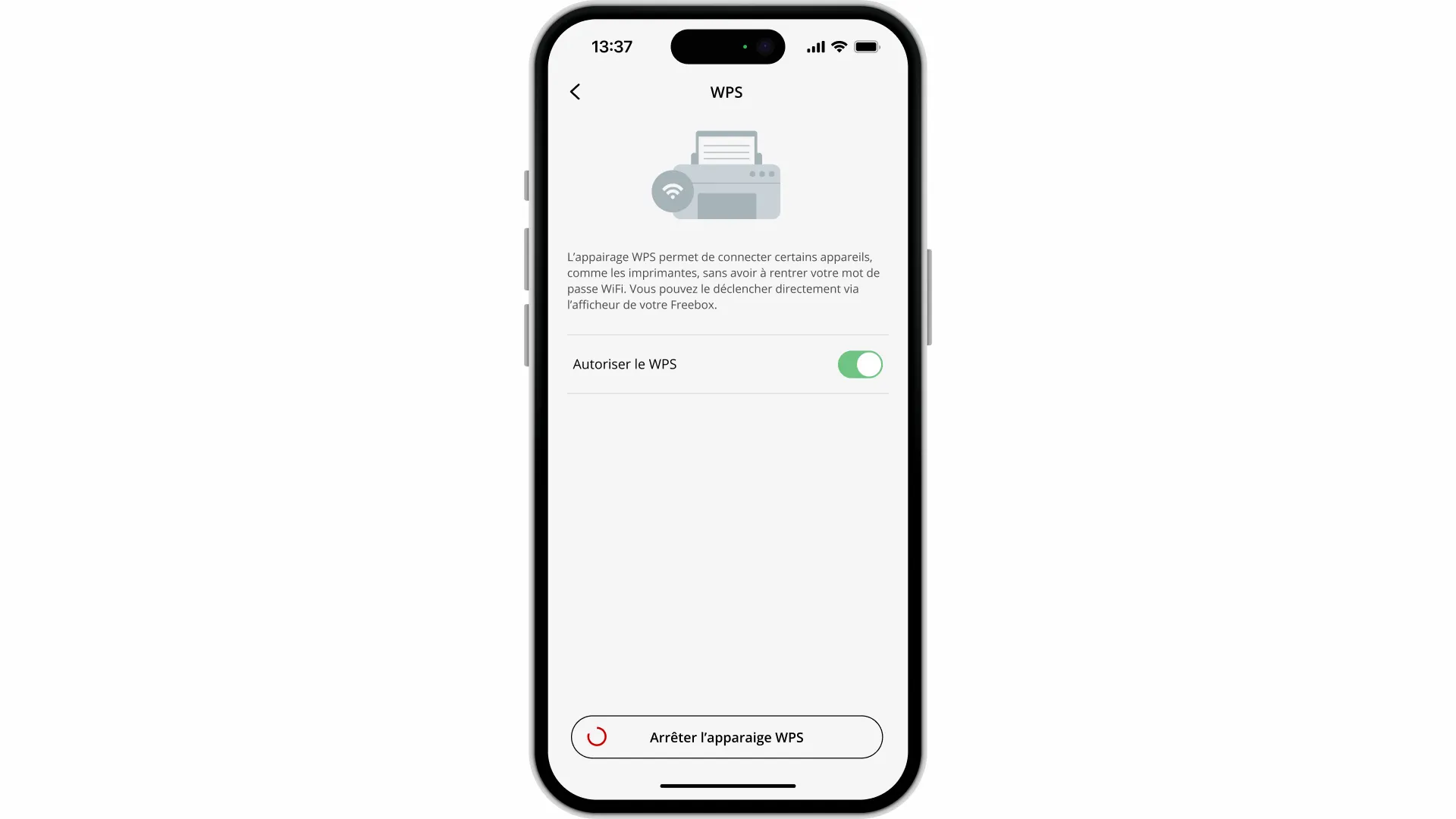 Assistance Free - Me connecter au réseau Wi-Fi via WPS